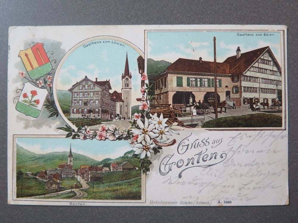 GONTEN - GRUSS AUS GONTEN - LITHO!! (Gebraucht) in Wittenbach für CHF 20 – mit Lieferung auf ...