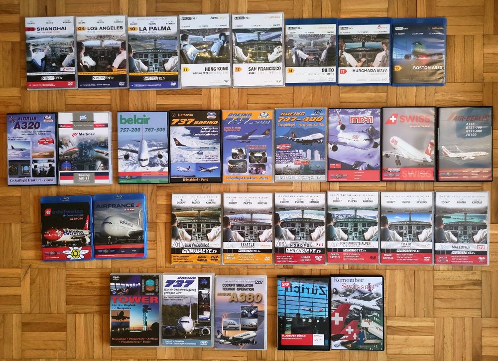 Flugsimulator 30 DVDs & Blu-rays Cockpit Piloten Flugzeuge | Kaufen auf ...