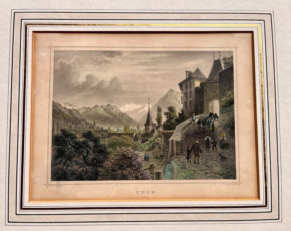 Schöner Kupferstich von Thun 1882 (Gebraucht) in Spiez für CHF 23 – mit Lieferung auf Ricardo kaufen