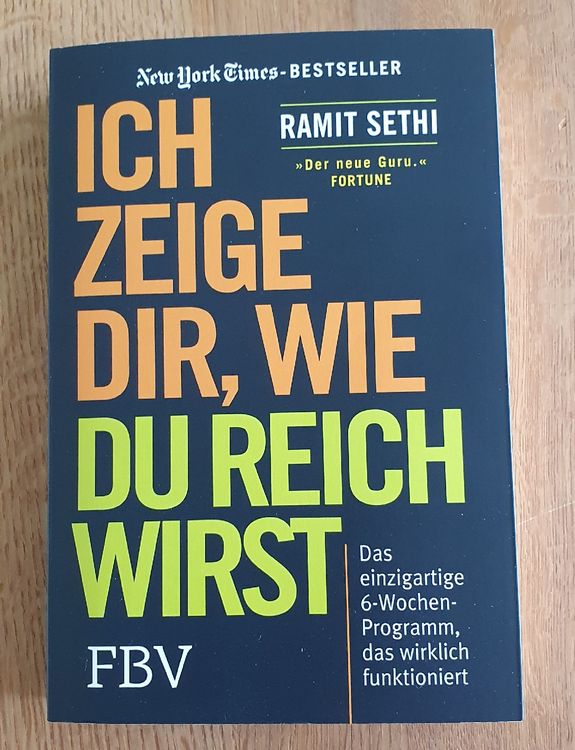 Buch von Ramit Sethi: "Ich zeige Dir, wie Du reich wirst" | Kaufen auf ...