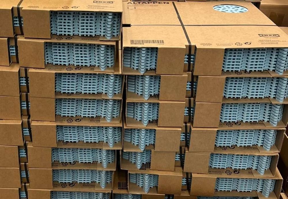 IKEA ALTAPPEN Bodenrost/ außen, hellblau, 0.81 m² TERRASSEN (Neu und ...