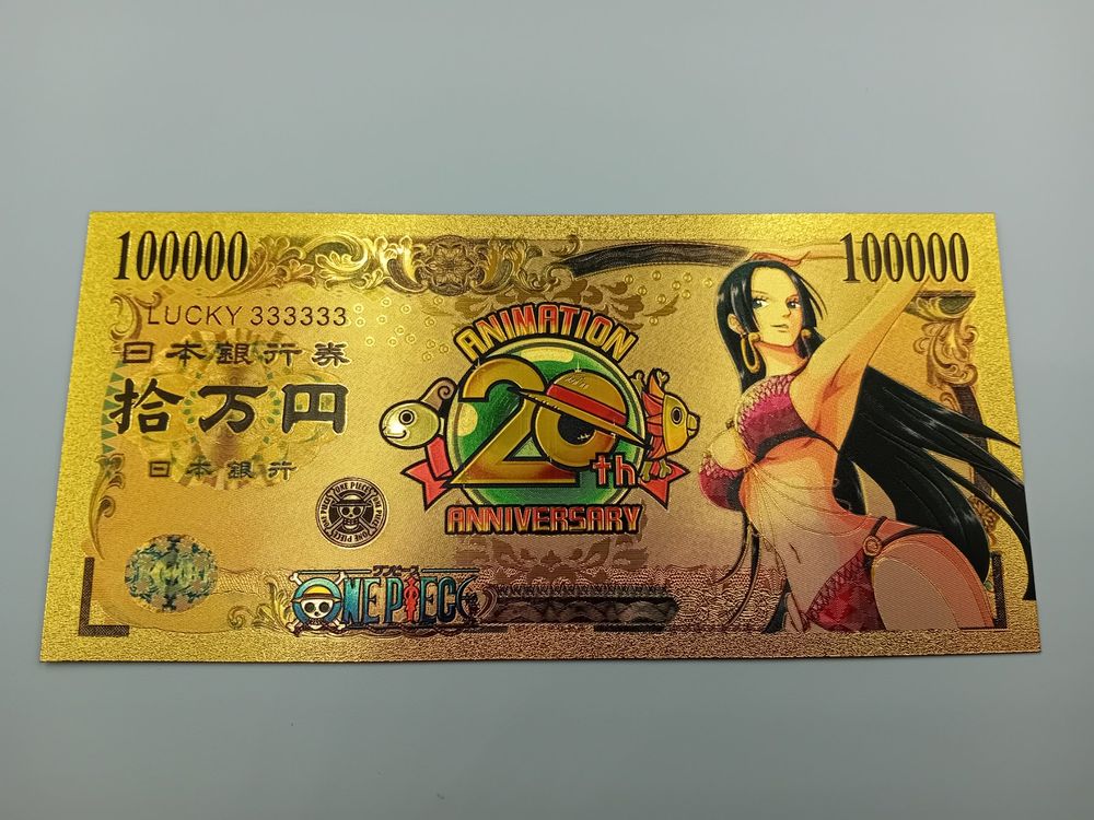 ♦One Piece♣ Anime Gold Banknote S3 | Kaufen auf Ricardo