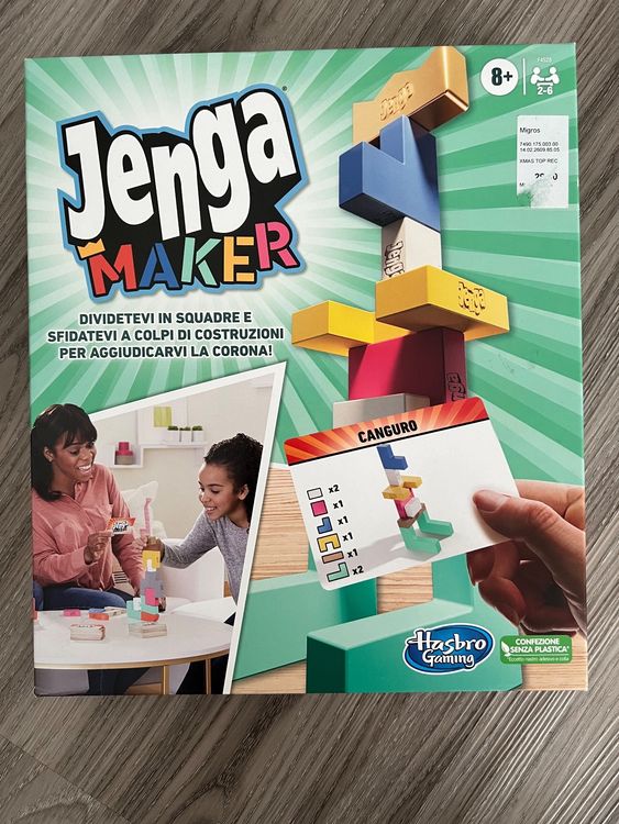 Spiel Jenga MAKER von Hasbro Gaming (Gebraucht) in Hunzenschwil für CHF ...