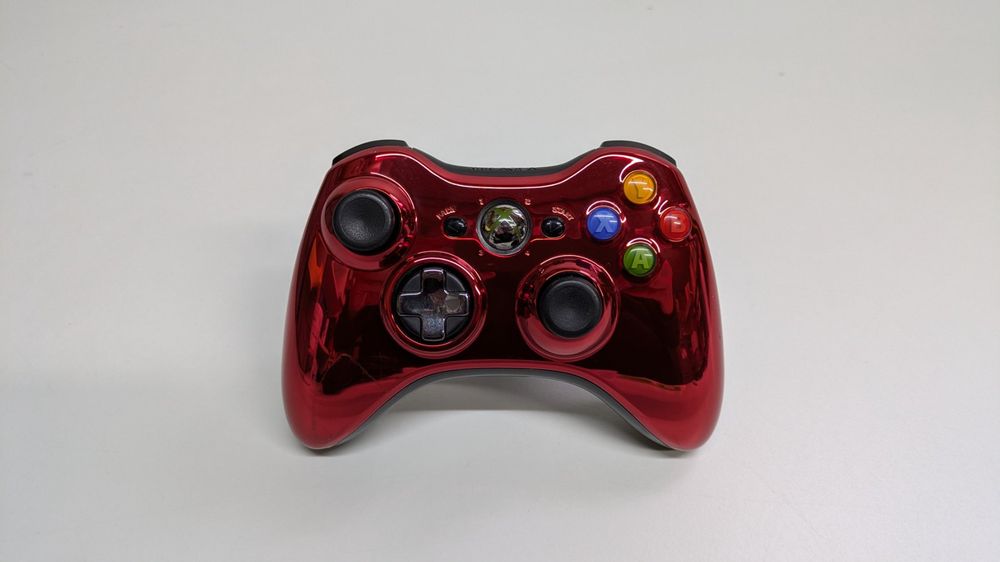 Original Xbox 360 Controller, Wireless (Rot Metallic) (Gebraucht) in ...
