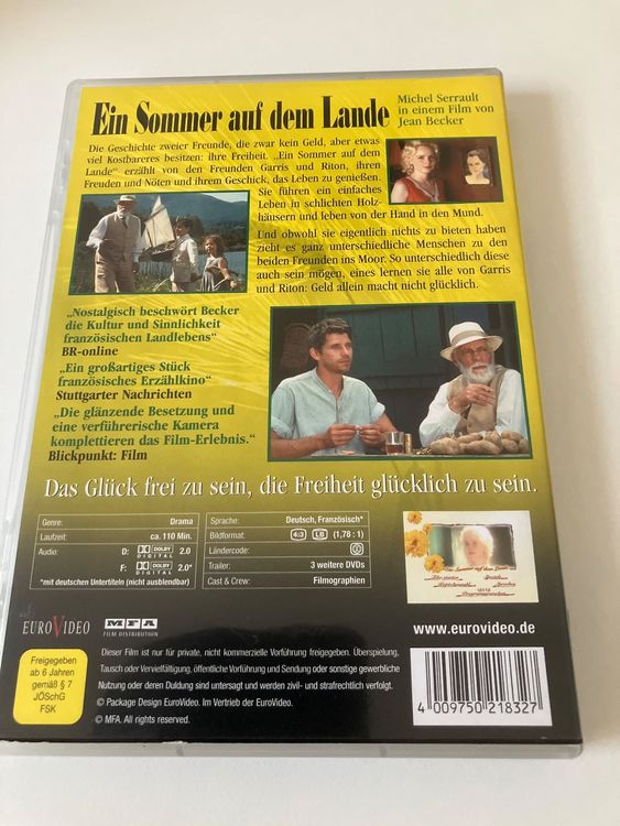 Ein Sommer auf dem Lande (DVD) Michel Serrault (Gebraucht) in Arbon für CHF 4 – mit Lieferung ...
