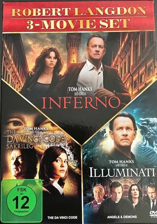 Robert Langdon 3-Movie DVD Set: Inferno, Da Vinci Code... (Gebraucht) in Beringen für CHF 9 ...