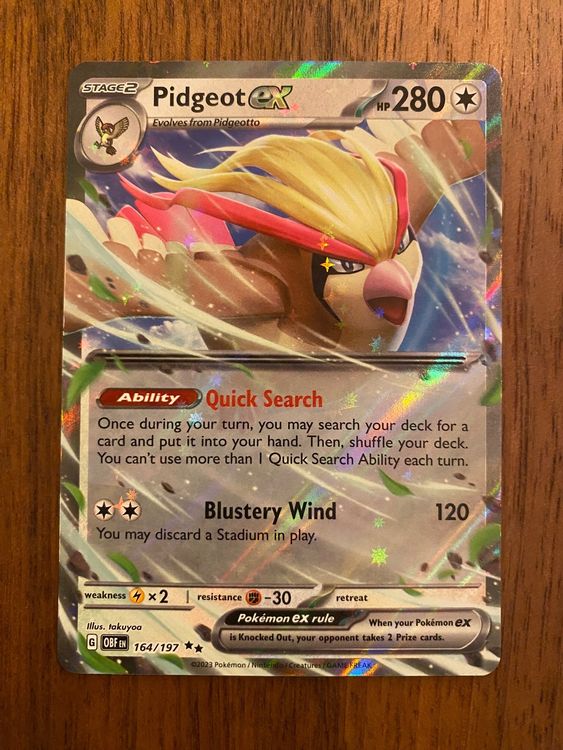 Pokemon Pidgeot EX 164/197 und diverse Pokemon Karten EN | Kaufen auf Ricardo