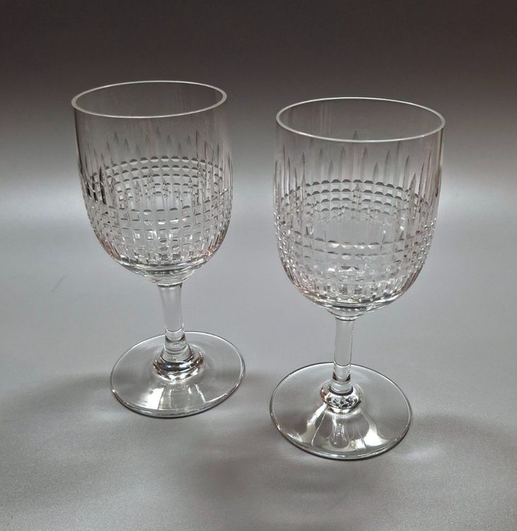 2-er Set Baccarat Rotwein-Gläser, Nancy Americaine (Gebraucht) in ...