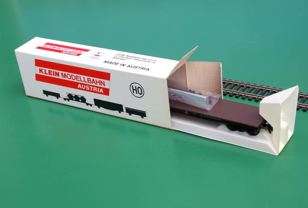 Klein Modellbahn H0 Flachwagen SSkm des USATC in Europa (Neu und ...