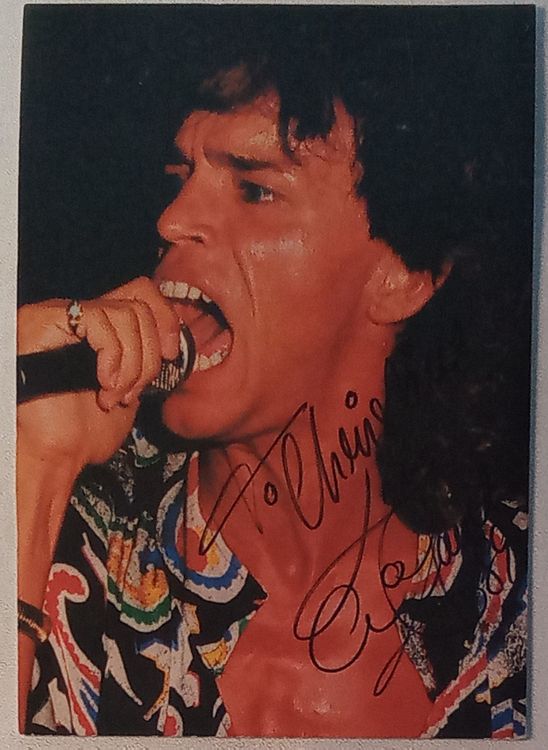Claude O'Brian /Obrecht Autogramm Foto Mick Jagger-Imitator (Gebraucht ...