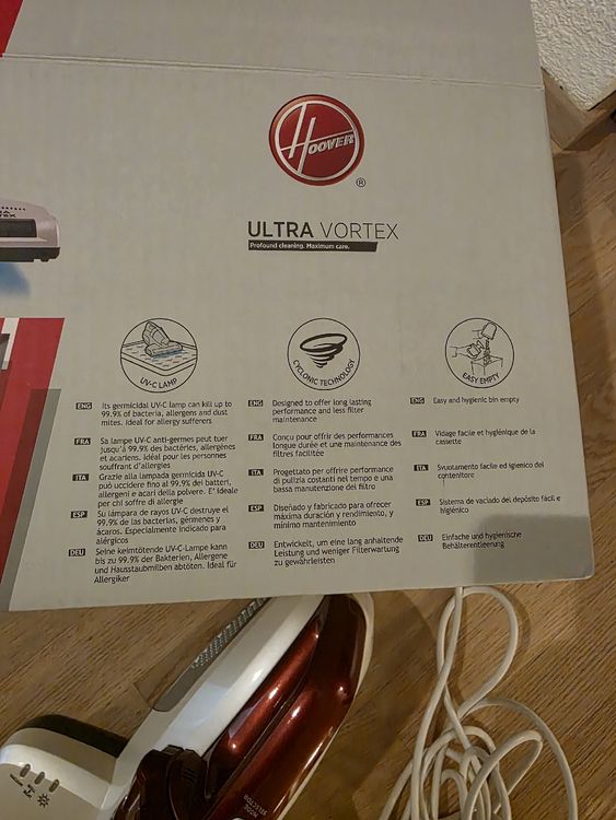 Hoover Ultra Vortex Milbensauger 500W - Wie neu! (Gebraucht) in Goldach ...
