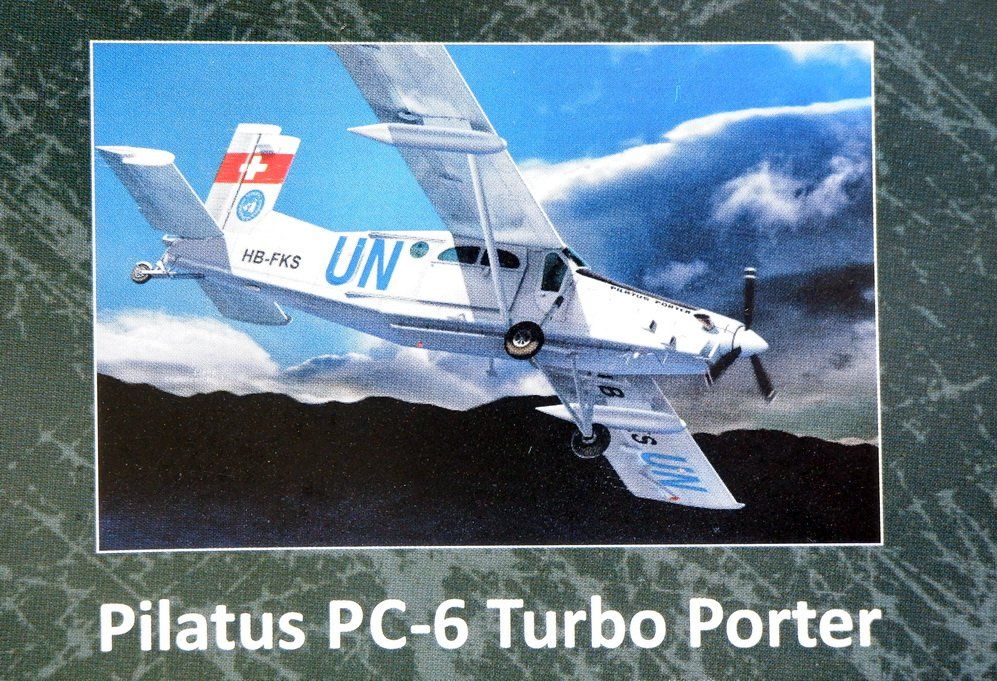 Pilatus PC-6 Turbo Porter Swiss UN Mission 1:72 Dora Wings (Neu und ...