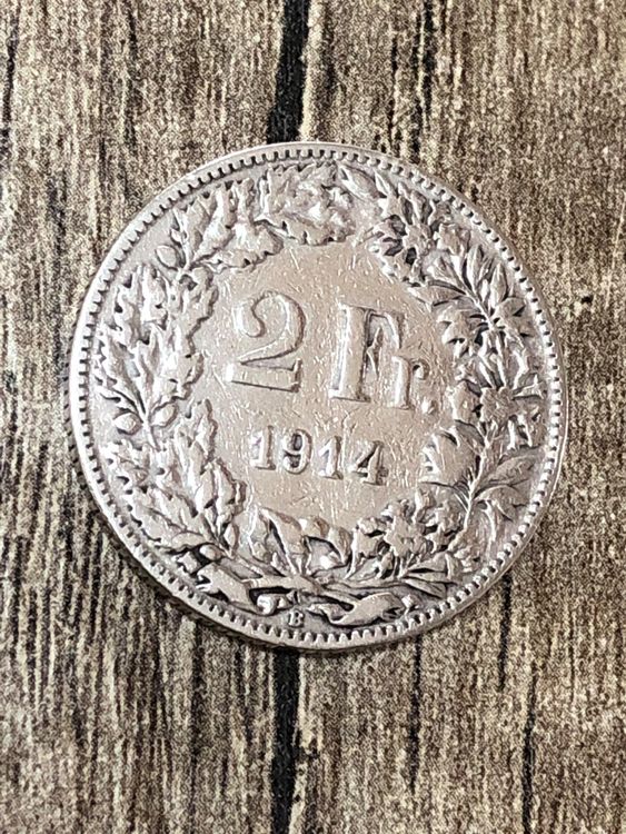 Schweiz 2 Franken 1914 Silber Rar | Kaufen auf Ricardo
