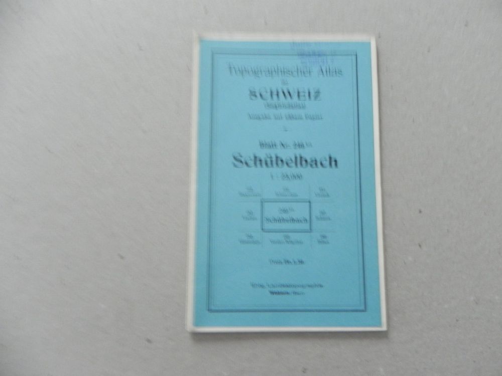 Landkarte Schübelbach 1943 Siebnen Wangen Tuggen Buttikon SZ (Gebraucht) in Siebnen für CHF 27 ...