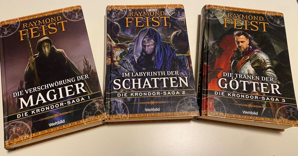 DIE KRONDOR-SAGA TRIOLOGIE - RAYMOND FEIST, HARDCOVER (Gebraucht) in ...