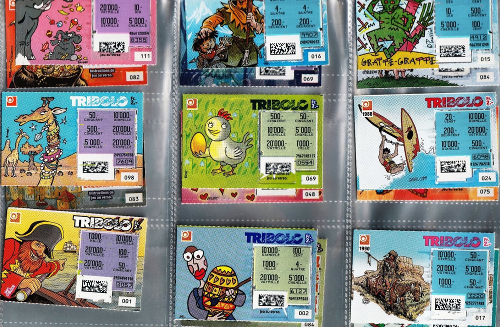 Classeur 111 Tribolo usagés différents pour collectionneur (D'occasion ...