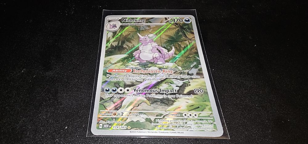 Nidoking Illustration Rare 174/165 151 Mew | Kaufen auf Ricardo