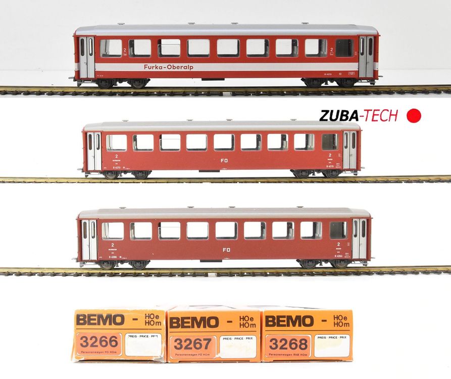 Bemo 3x Personenwagen der F0 H0m GS mit OVP (Gebraucht) in St. Gallen für CHF 80 – mit Lieferung ...