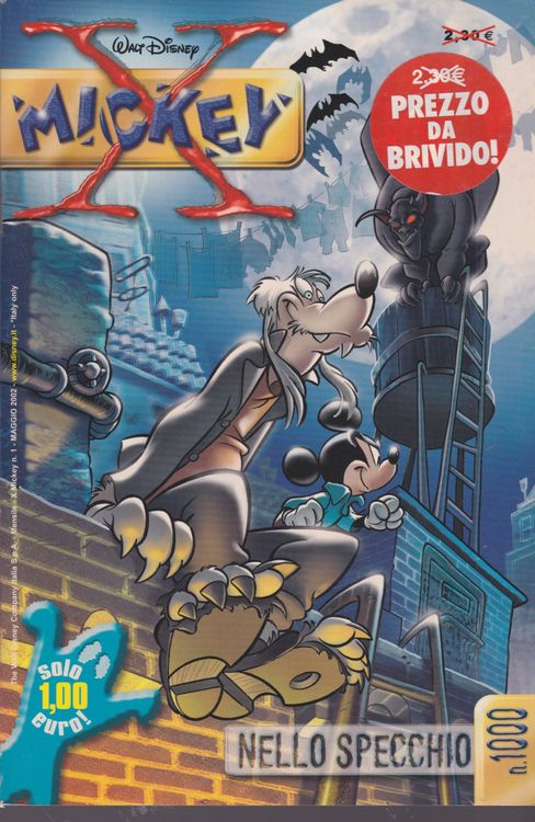italian edition Disney X MICKEY ( Micky Mouse ) # 1000 ( # 1 (Gebraucht ...