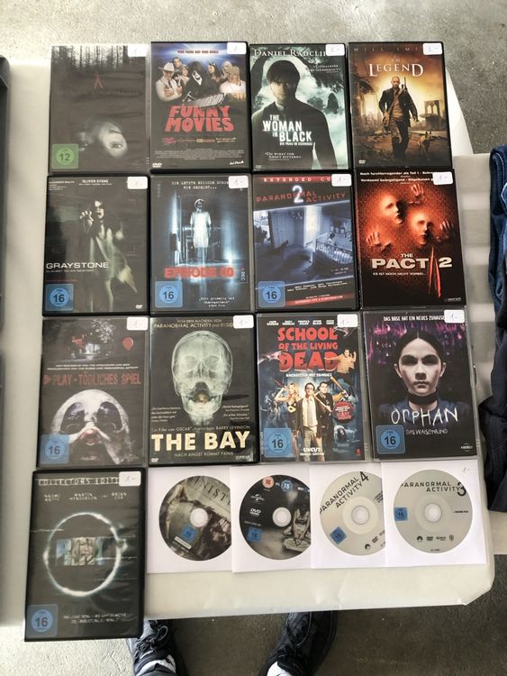 Grosse DVD-Sammlung Horrorfilme | Kaufen auf Ricardo