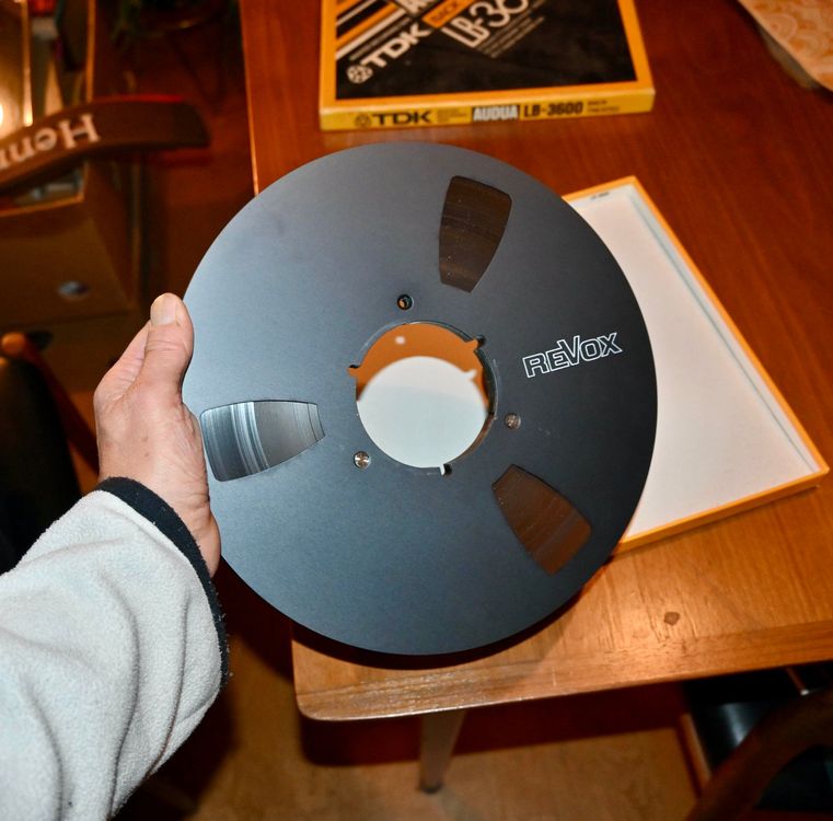 REVOX Spule m/BAND schwarz TDK KARTON (Gebraucht) in Pfaffhausen für ...