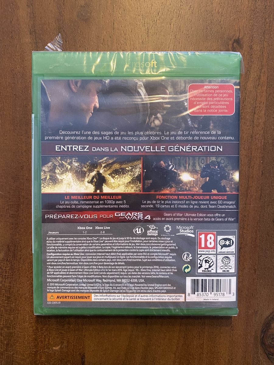 Gears of War Ultimate Edition für Xbox One (Gebraucht) in Langenthal ...