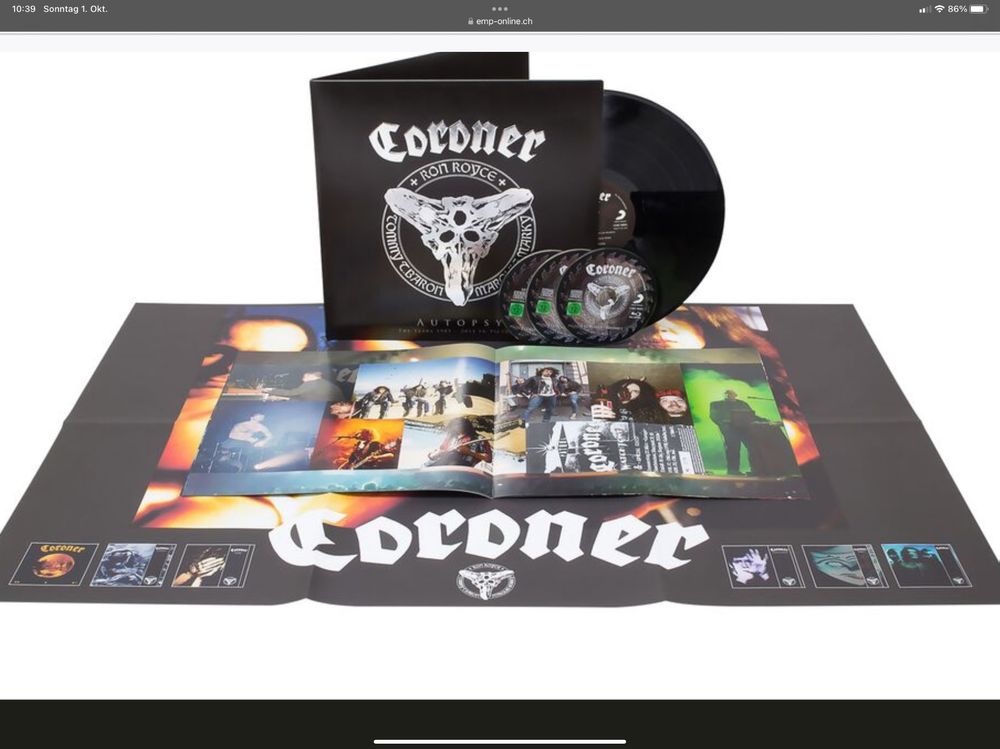 Coroner Autopsy Limitierte Edition! Handsigniert und Neu! (Neu und originalverpackt) in für CHF ...