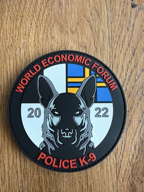 Patch police WEF K9 2022 (Neu (gemäss Beschreibung)) in Le Landeron für ...