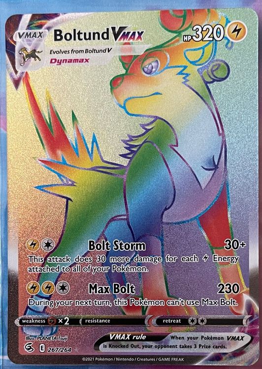 SWSH08 Boltund VMAX Rainbow 267/264 | Kaufen auf Ricardo