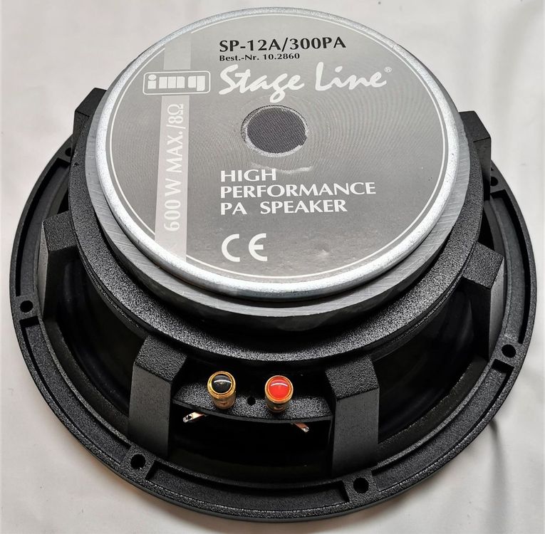 🔥 Monacor SP-12A/300PA - Subwoofer 30cm - 800W - 8 ohms 🔥 (Neuf avec ...