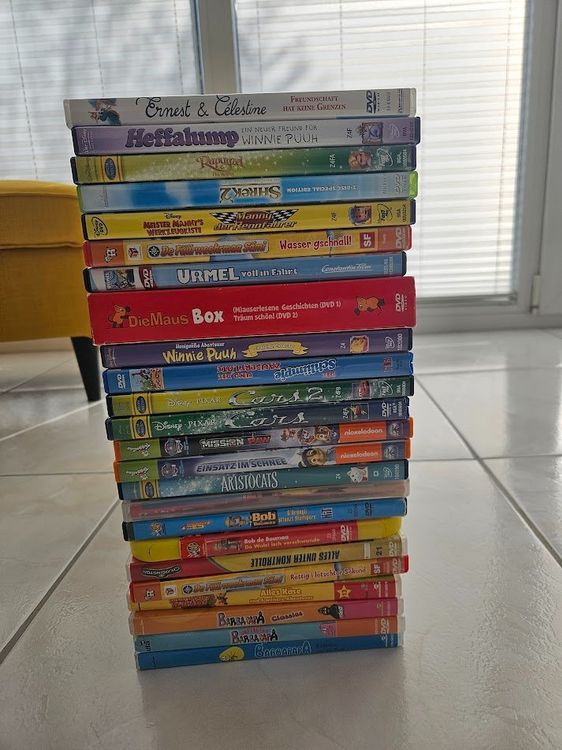 Grosses DVD-Paket Kinderfilme & Serien (25 Stück) (Gebraucht) in ...