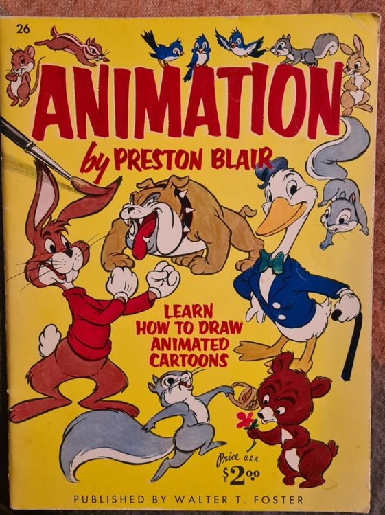 How to draw animated Cartoons by Preston Blair Walter T.Fos (Gebraucht ...