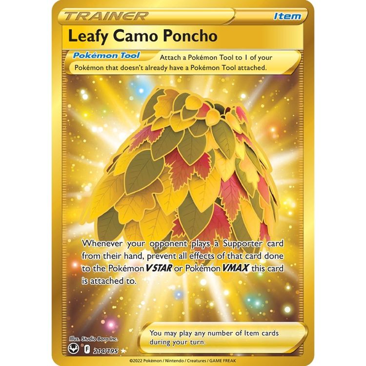 Leafy Camo Poncho 214/195 - Pokémon TCG - EN Silver Tempest | Kaufen ...