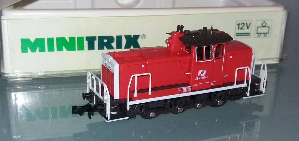 Minitrix 12622 - Diesllok BR 364 orientrot (Neu (gemäss Beschreibung ...