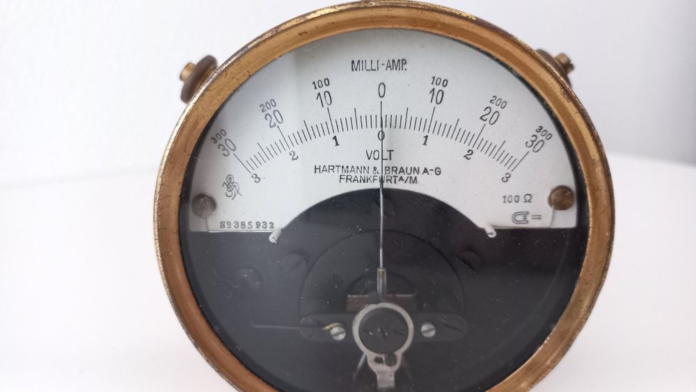Antikes Voltmeter von Hartmann & Braun, Anfang des XX Jhd. (Gebraucht ...