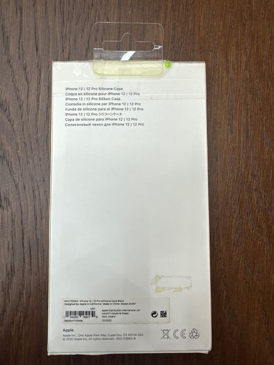 iPhone 12 Pro Schwarz Case mit MagSafe Neu & Originalverpack (Neu und ...