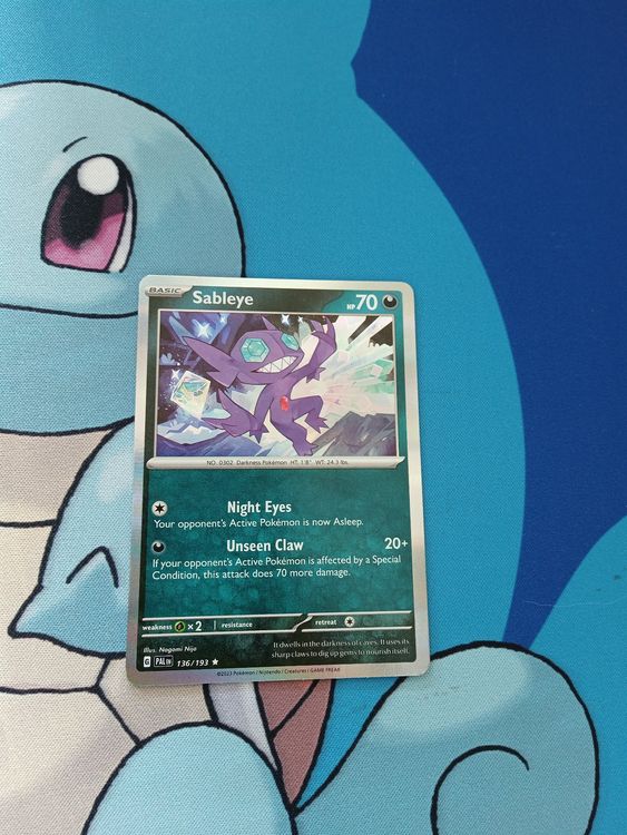 Sableye Rare Holo 136 - Paldea evolved Zobiris | Kaufen auf Ricardo