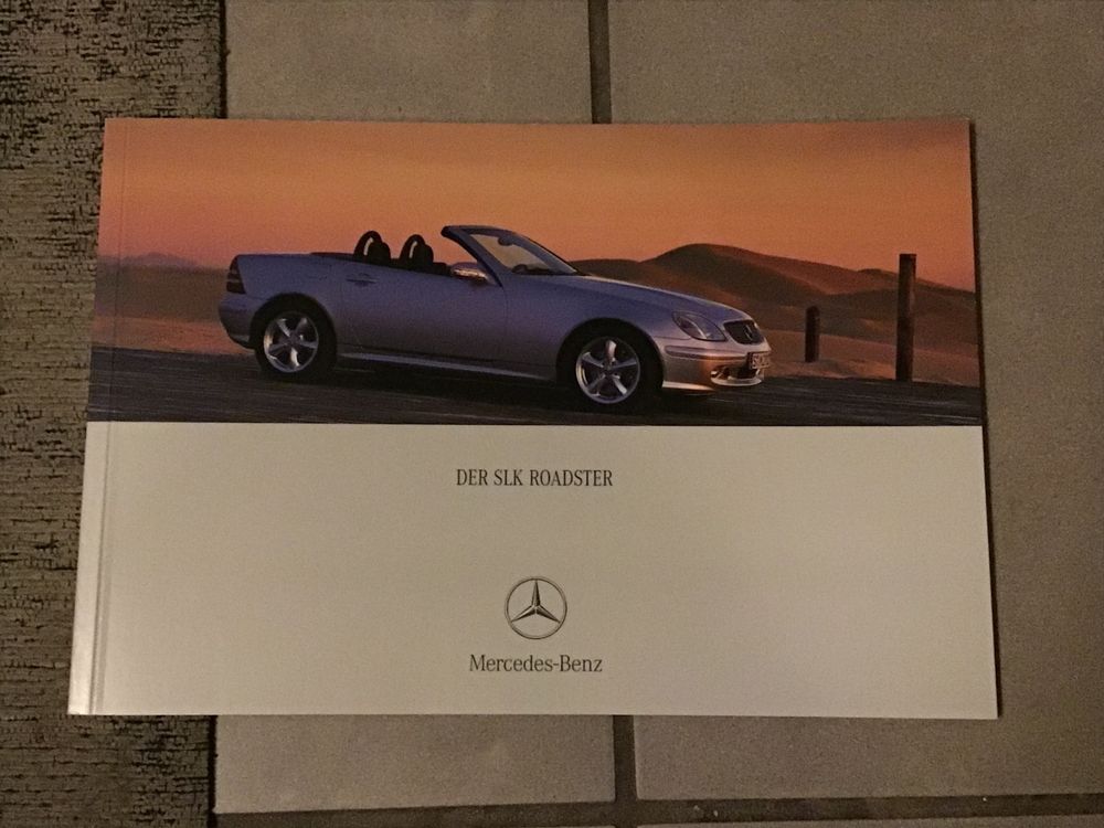 Mercedes SLK Roadster Verkaufsprospekt 56 S. April 2000 (Gebraucht) in ...