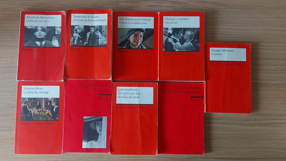 Reclam Büchlein 9er Set Französisch (Gebraucht) in Oberwil BL für CHF 5 ...