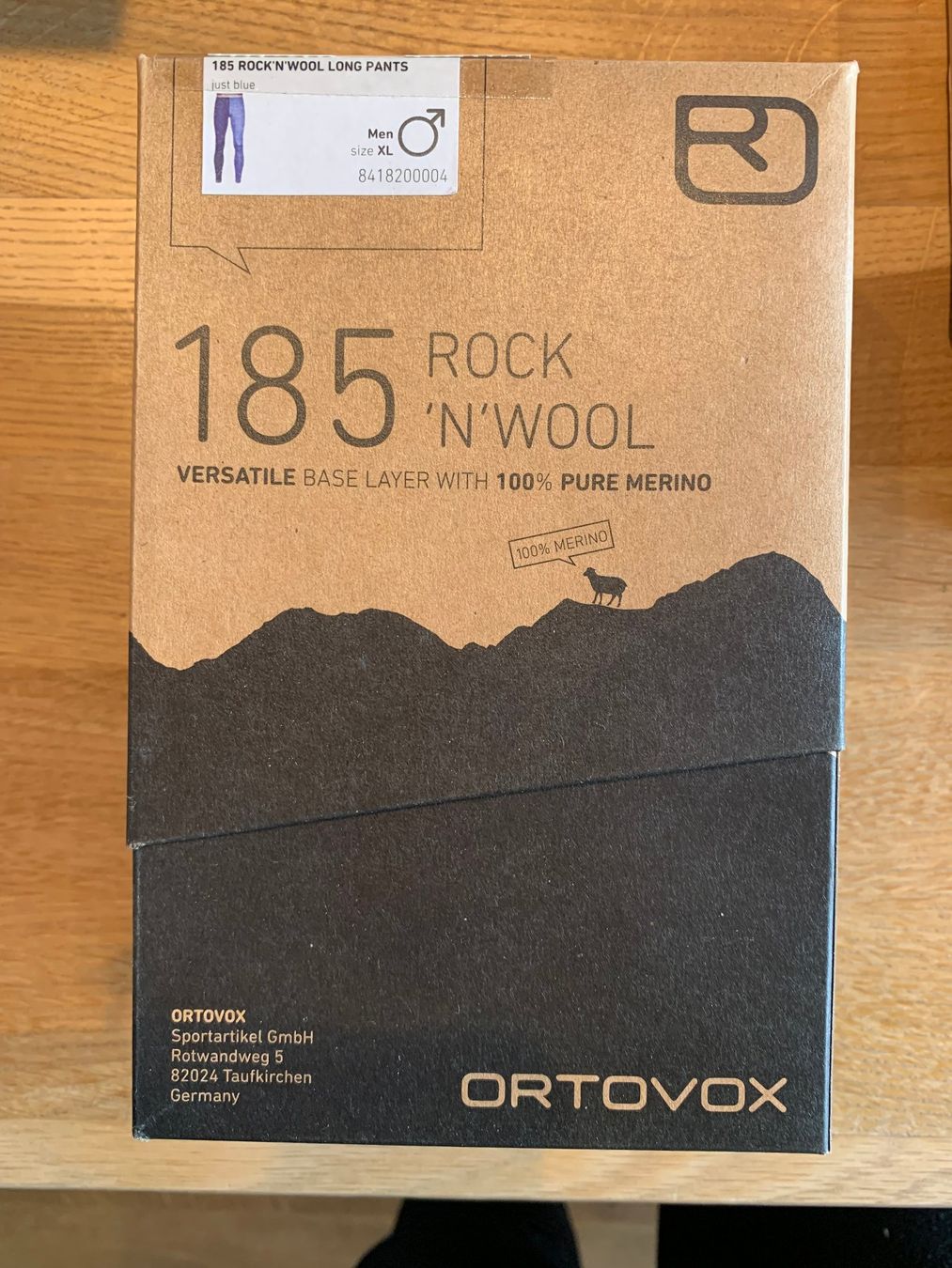 Ortovox Merino Hose lang Men Gr. XL NEU (Neu und originalverpackt) in ...