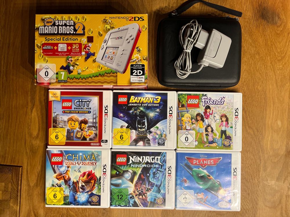 Nintendo 2DS Mario + 6 Lego City Star Wars Jurassic 3ds | Kaufen auf ...