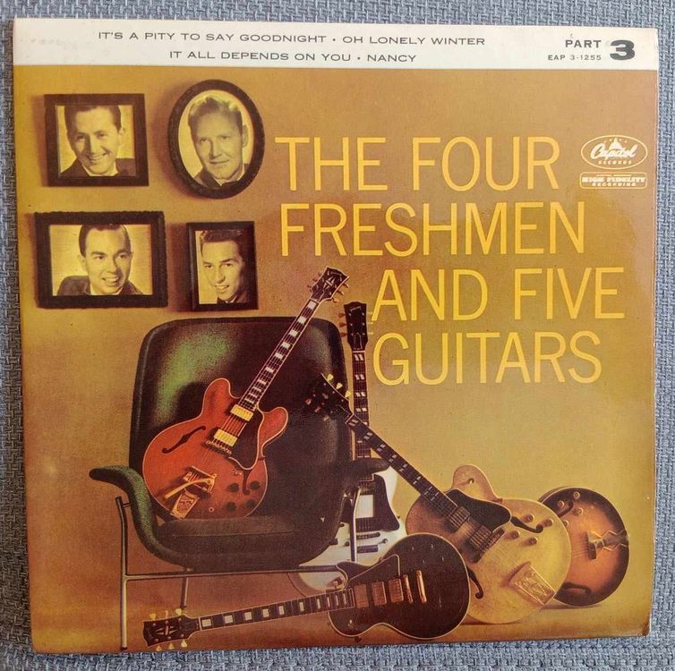 The Four Freshmen And Five Guitars / disque 7" EP vinyl 1960 (Gebraucht ...