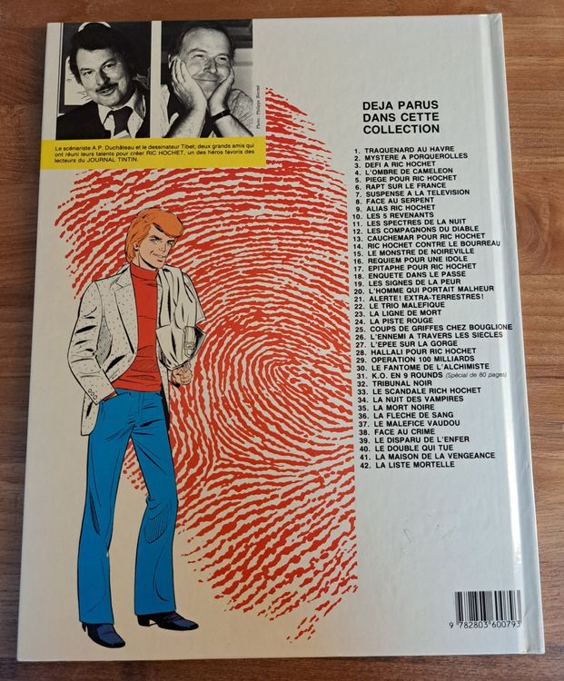 Ric Hochet Tome 8 Ric Hochet face au serpent (D'occasion) à Biel/Bienne ...
