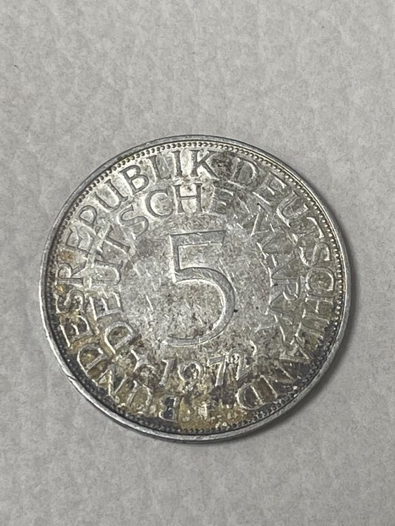 1972 /5 Deutsche Mark Silbermünze | Kaufen auf Ricardo