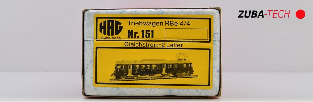 HAG 151 E-Triebwagen RBe 4/4 SBB H0 GS Analog mit OVP | Kaufen auf Ricardo
