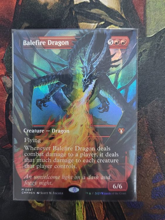 Commander Masters: Extras - Balefire Dragon (V.2) FOIL (Neu (gemäss ...