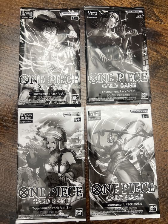 One Piece TCG Tournament Pack eng 1-4 (Neu und originalverpackt) in ...