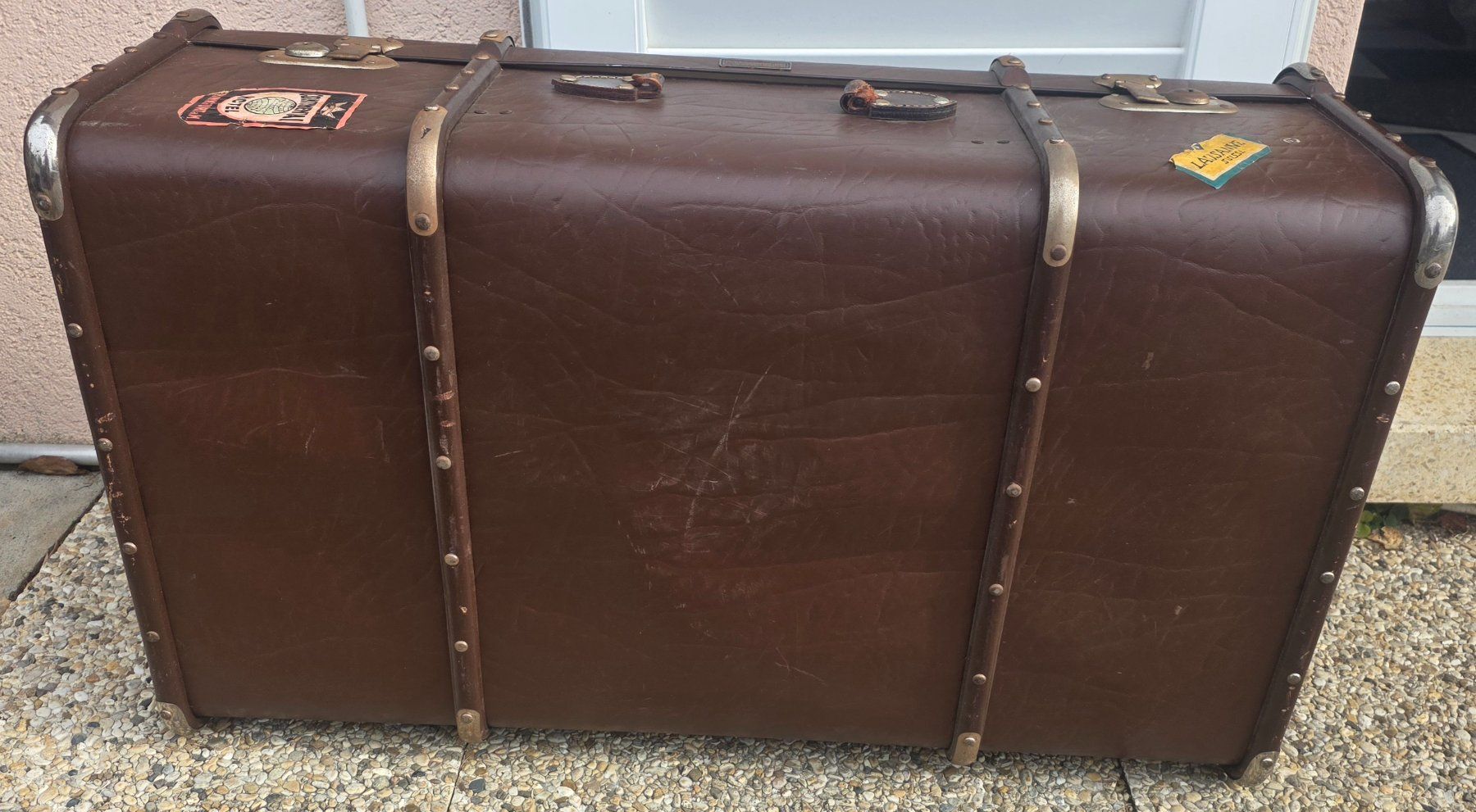 Grosser Vintage Koffer von Echt Vulkanfiber (Gebraucht) in Jouxtens ...