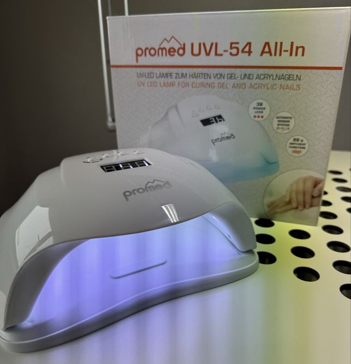 UV-LED Nagellampe promed UVL-54 All-In (Neu (gemäss Beschreibung)) in Laupersdorf für CHF 47 ...