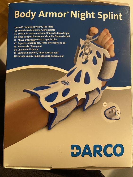 DARCO BODY ARMOR NIGHT SPLINT gegen fascitis plantaris (Neu (gemäss ...